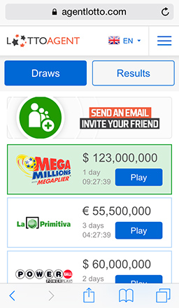 We launched a long-awaited mobile version of Lotto Agent for phones and ...