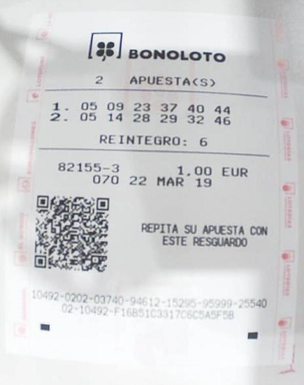 Our player talks about his experience of winning a prize in Bonoloto ...