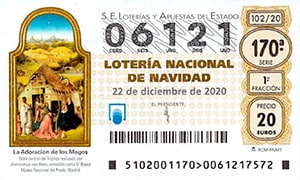Take part in the Christmas lottery Lotería de Navidad - Lotto Agent